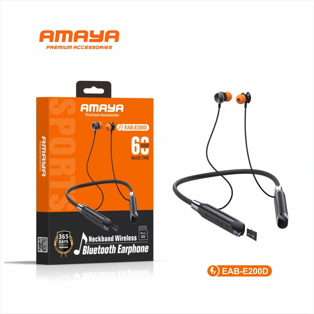Amaya EAB-E200D Magnetic In-ear Wireless Neckband Earbuds Headphones Price In Kenya KSh2,400 ...